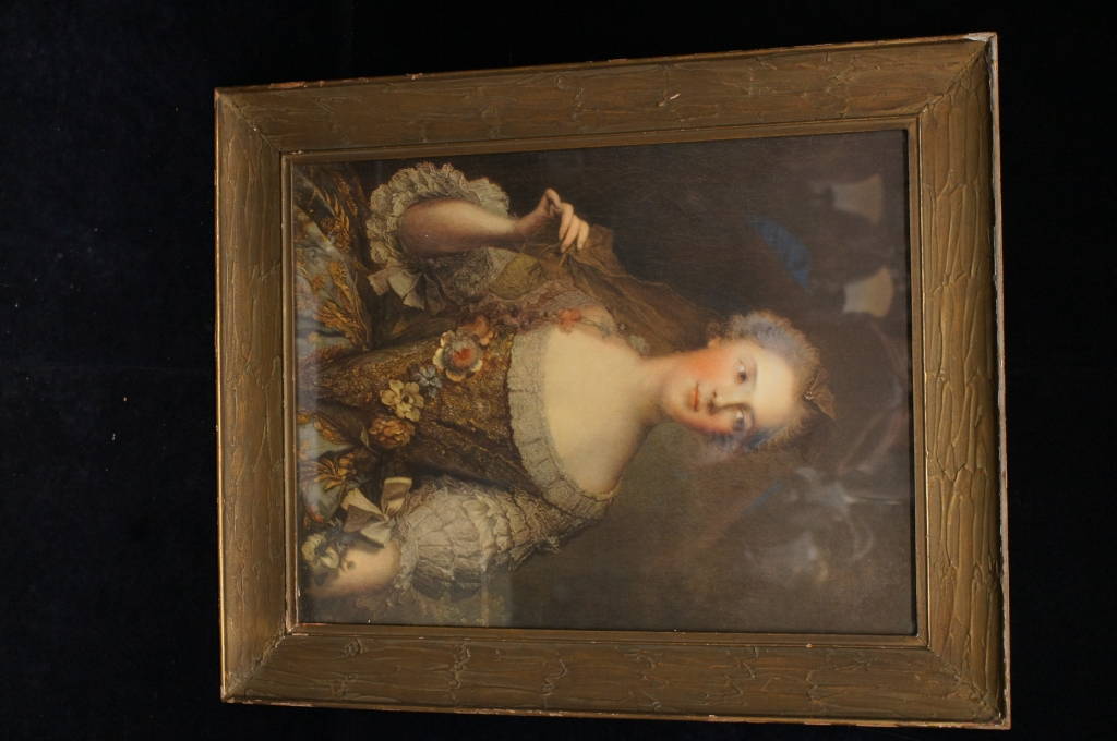 early 20th century lithograph portrait victorian