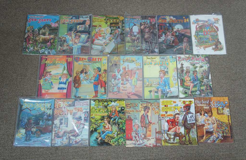 Vintage Lot Of 183 Sex To Sexty Magazines Adult Comic 1960s 70s 80s