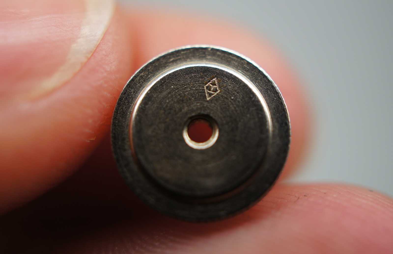 14k White Gold Diamond Masonic Shriner Lapel Pin Scimitar