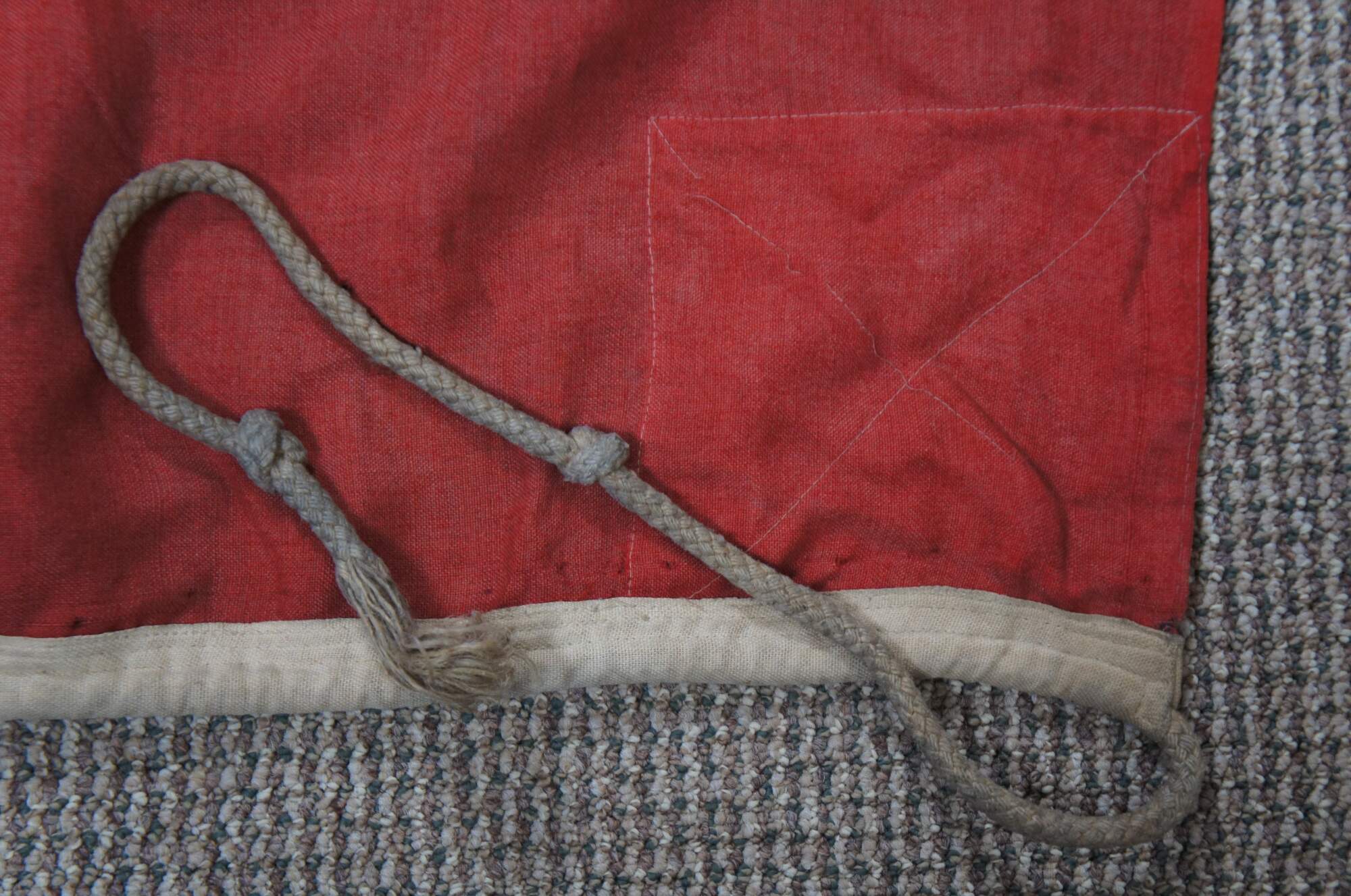 Antique WWII Hitler German Nazi Youth Hitlerjugend Banner Flag 76"