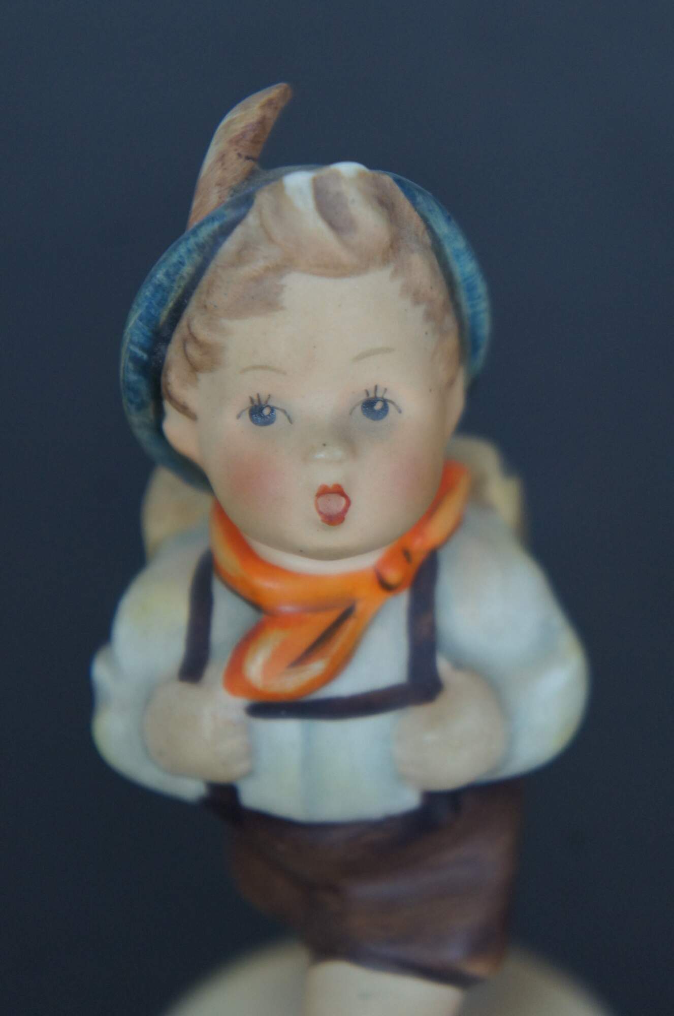 6 Vintage 1950s Goebel Hummel Figurines TMK-2 Full Bee Toothache Harmony School