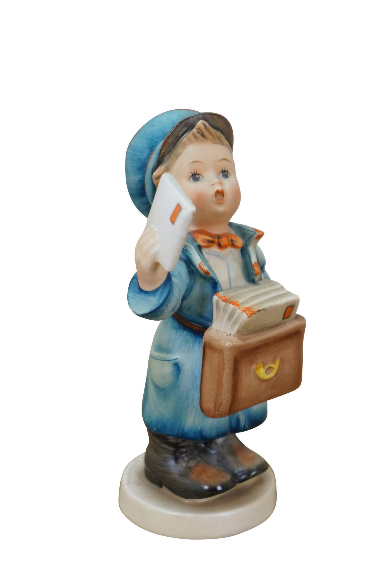 1950s Goebel Hummel 119 Postman Figurine TMK-2 Full Bee 6"