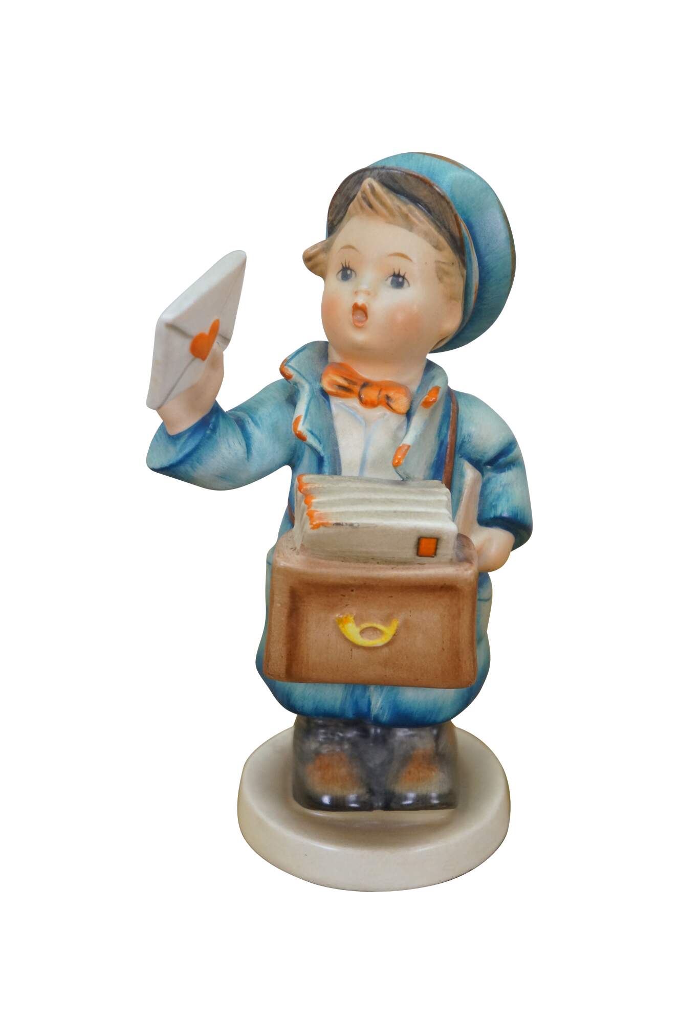1950s Goebel Hummel 119 Postman Figurine TMK-2 Full Bee 6"