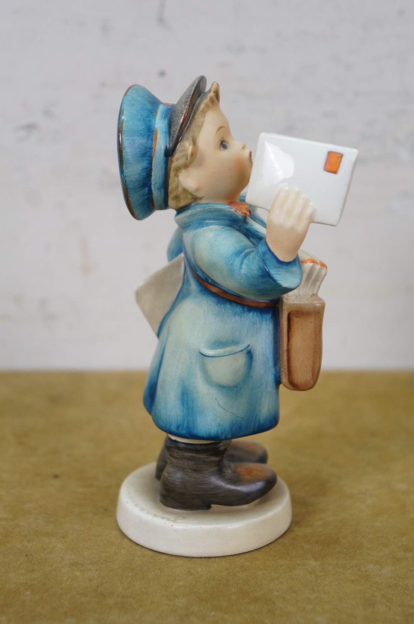 1950s Goebel Hummel 119 Postman Figurine TMK-2 Full Bee 6"